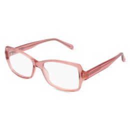 Fielmann BD 543 CL RITA Brille Damen | Fassung: Vollrand, Quadratisch, Rose Transparent