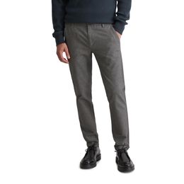 Marc O'Polo Chinohose MARC O'POLO "aus Bio-Baumwoll-Lyocell-Mix", Herren, Gr. 29, Länge 32, bunt (multi, grau melange), Obermaterial: 49% Baumwolle, 48% Viskose, 3% Elasthan, gemustert, figurbetont normal, Hosen