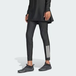 adidas Performance Sportbadehose '3-Stripes Swim' Damen Gr&ouml;&szlig;e 8XL schwarz / wei&szlig;
