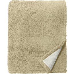 HECHTER PARIS Wohndecke »0238003« Sherpa Wohndecke, Kuscheldecke, superweich, bequem, wohlig warm taupe Obermaterial: 100% Polyester B/L: 150 cm x...
