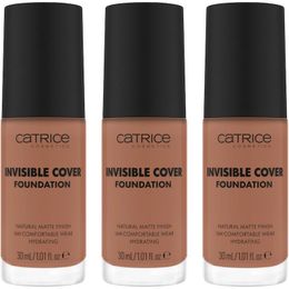Catrice Foundation »Invisible Cover Foundation« mit langanhaltendem Finish natur 047W 0 16H Tragekomfort, feuchtigkeitsspendend durch Hyaluronsäure...