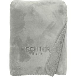 HECHTER PARIS Wohndecke »0238002« Teddyfleece, Decke, Kuscheldecke, superweich, bequem, wohlig warm sturmgrau Obermaterial: 100% Polyester B/L: 150...