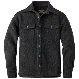 PIKE BROTHERS Herren-Overshirt L Anthrazitmelange
