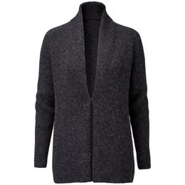 La Prenda Damen-Strickjacke Royal Alpaka L Anthrazit