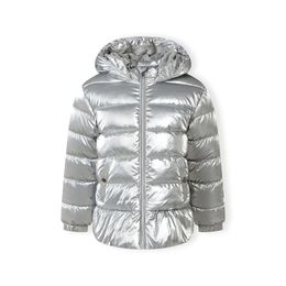 MINOTI Winterjacke M&auml;dchen Gr&ouml;&szlig;e 110/116 silber