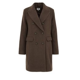 WE Fashion Between-Seasons Coat female Brown size 34