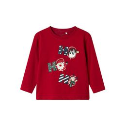 name it Shirt 'NMMREPOLA' Jungen Größe 116 navy / dunkelgrün / rot / weiß