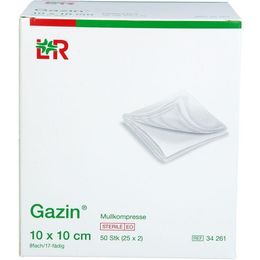 Avitamed Gazin Mullkomp.10x10 cm steril 8fach 25X2 St