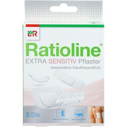 Lohmann & Rauscher Ratioline Extra Sensitiv Pflaster 2 Gr&ouml;&szlig;en 5 St