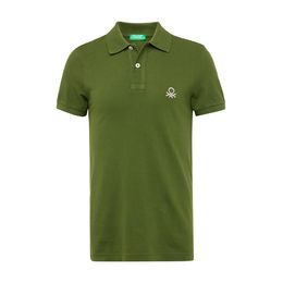 United Colors Of Benetton Poloshirt Herren Größe XXL oliv / weiß
