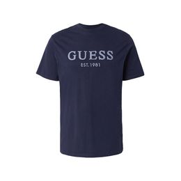 Guess T-Shirt Herren Größe S navy / taubenblau