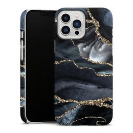 DeinDesign iPhone 13 Pro Max Handy Premium Case Smartphone Handyh&uuml;lle Schutzh&uuml;lle matt Marble Trends Glitzer Premium Case