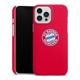 DeinDesign iPhone 13 Pro Max Handy Premium Case Smartphone Handyh&uuml;lle Schutzh&uuml;lle matt Fc Bayern M&uuml;nchen Fcb Logo Premium Case