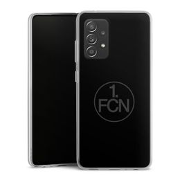 DeinDesign Galaxy A52s 5G Handy Silikon H&uuml;lle Case transparent Handyh&uuml;lle 1. Fc N&uuml;rnberg Logo 1. Fcn Silikon Case