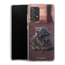 DeinDesign Galaxy A52s 5G Handy Silikon H&uuml;lle Case transparent Handyh&uuml;lle Baby Yoda Star Wars The Child Silikon Case