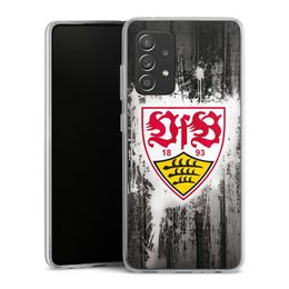 DeinDesign Galaxy A52s 5G Handy Silikon H&uuml;lle Case transparent Handyh&uuml;lle Official Licensed Product Bundesliga Vfb Stuttgart Silikon Case