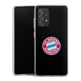 DeinDesign Galaxy A52s 5G Handy Silikon H&uuml;lle Case transparent Handyh&uuml;lle Logo Official Licensed Product Fc Bayern M&uuml;nchen Silikon Case