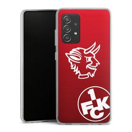 DeinDesign Galaxy A52s 5G Handy Silikon H&uuml;lle Case transparent Handyh&uuml;lle 1. Fc Kaiserslautern Devil Official Licensed Product Silikon Case
