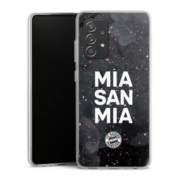 DeinDesign Galaxy A52s 5G Handy Silikon H&uuml;lle Case transparent Handyh&uuml;lle Mia San Mia Fc Bayern M&uuml;nchen Girl Style Silikon Case