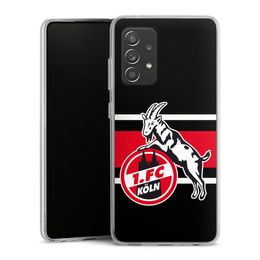 DeinDesign Galaxy A52s 5G Handy Silikon H&uuml;lle Case transparent Handyh&uuml;lle 1. Fc K&ouml;ln Official Licensed Product Logo Silikon Case
