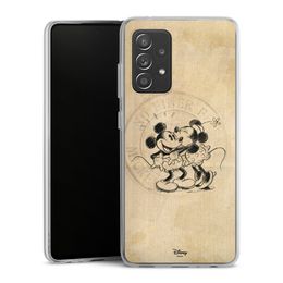DeinDesign Galaxy A52s 5G Handy Silikon H&uuml;lle Case transparent Handyh&uuml;lle Minnie Mouse Vintage Mickey Mouse Silikon Case