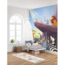 Kindertapete Komar "Disney The Lion King Classic Long Live the King", bunt, B:200m H:250m, Vlies, Tapeten