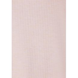 Pyjamahose s.Oliver, Damen, Gr. 32/34, N-Gr, rosa, meliert, Rippware, Obermaterial: 92% Viskose (LENZING™), 8% Elasthan, meliert, lässig geschnitten lang, Hosen, Aus weicher Rippqualität