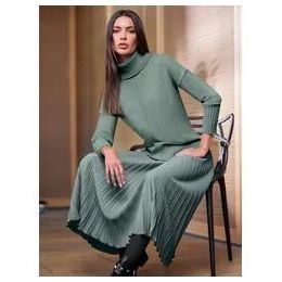 Strickpullover Heine "Pullover", Damen, Gr. 44, grün (jade), 100% Polyacryl, unifarben, Pullover