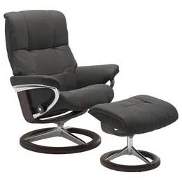 Relaxsessel stressless "Mayfair", grau (rock paloma), B:83cm H:102cm T:74cm, Leder BATICK: BATICK ist ein leicht korrigiertes, durchgefärbtes und genarbtes Möbelleder, bei dem die meisten Unebenheiten und Spuren in der Regel entfernt wurden.;Leder PALOMA: PALOMA ist ein durchgefärbtes Semianilin-Möbelleder mit natürlicher Narbung.;ROHLEDER Stoff Q2 FARON: Ein fester zuverlässiger Bouclé mit einem 