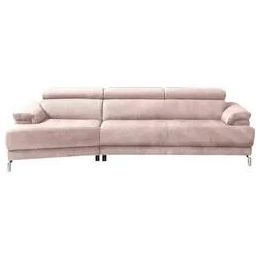 Ecksofa Egoitaliano "Soul, extravagantes Designsofa, Megasofa, super bequem, tolle Details", grau (opal grau), B:246cm H:99cm T:140cm, Luxus-Micofaser Lederoptik (100% Polyester) ist ein neues technisches Gewebe mit einem visuellen und taktilen Aspekt, der dem Nubuk sehr nahe kommt, mit innovativen Eigenschaften. Seine außerordentliche Weichheit kommt von einem exklusiven Produktionsprozess, der U