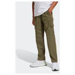 Sporthose Adidas SPORTSWEAR "J SL WV C PT", Kinder, Gr. 176, N-Gr, grün (olive strata, schwarz), Obermaterial: 100% Polyester, Hosen