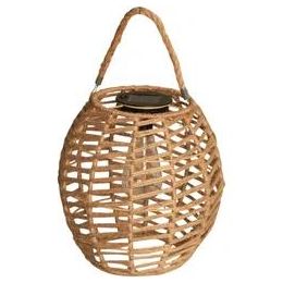 Außen-Tischleuchte Luxform "Solar-Tischlampe - Tortoli - LED - 15 Lumen", beige (natural rope), 1 Stk., Leuchten, Solarbetrieben
