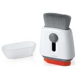 Reinigungsbürste OXO GOOD GRIPS, grau, H:6,9 L:6,9, Kunststoff, Reinigungsbürsten, Bildschirmreiniger zum Bürsten und Wischen