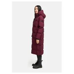 Winterjacke Marikoo "Tikoraa", Damen, Gr. S, wine, Obermaterial: 100% Polyester; Futter: 100% Polyester; Wattierung: 100% Polyester; Ärmelfutter: 100% Polyester, Jacken, mit extra langem Schnitt und hohem Kragen