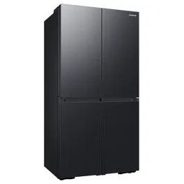 Samsung Multi Door "RF65DG960EB1EF", Energieeffizienz: E (A-G), silber (premium schwarz steel), ohne Beverage-Center, Kühlschränke