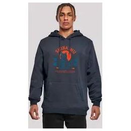 Kapuzenpullover F4NT4STIC "Japanischer Shiba Inu Hund", Herren, Gr. 3XL, blau (navy), Obermaterial: 65% Baumwolle, 35% Polyester, slim fit, Pullover, Premium Qualität