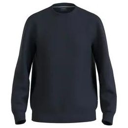 Sweatshirt OLYMP, Herren, Gr. M, marine, Sweatware, Obermaterial: 100% Baumwolle, regular fit normal, Rundhals, Rippbündchen, Sweatshirts, unifarben, Basic, Rundhals, regular fit