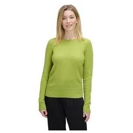 Strickpullover Betty Barclay "Damen Kaschmir-Pullover mit Rundhalsausschnitt", Damen, Gr. 44, fresh moss, Strick, Obermaterial: 100% Kaschmir., Basic, gerade lang, Rundhals, Pullover