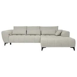 Ecksofa WERK2 "Memo Garay", natur, B:287cm H:64cm T:220cm, 92% Polyester, 8% Nylon, Sofas, Luxus in Übergröße: XXL-Liegefläche, Komfort-Ottomane & stilvolle Füße