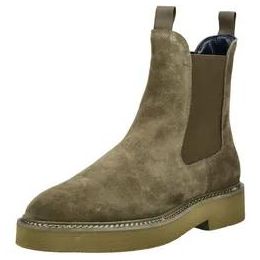 Stiefelette Steve Madden "Steve Madden Stiefelette Veloursleder/Textil", Herren, Gr. 43, olive, Textil, Veloursleder, Schuhe