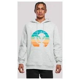 Kapuzenpullover F4NT4STIC "Alien Piece Sonnenuntergang", Herren, Gr. 4XL, erdgrau, Obermaterial: 65% Baumwolle, 35% Polyester, slim fit, Pullover, Premium Qualität