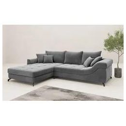 Ecksofa MR. COUCH "Taylor, L-Form, wahlweise mit Kaltschaum", miami 6 rock, B:317cm H:93cm T:226cm, 90% Polyester / 10% Nylon, Sofas, mit Kaltschaum bis 140 kg pro Sitzplatz belastbar