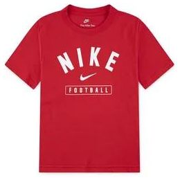 T-Shirt Nike SPORTSWEAR "NKB FOOTBALL BCS FIELD SPORT T", Kinder, Gr. 116 (6), university re, Obermaterial: 60% Baumwolle, 40% Polyester, Shirts, für Kinder