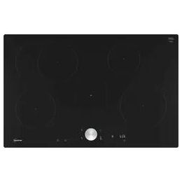 Neff Induktions-Kochfeld von SCHOTT CERAN "T58PTF1L0", schwarz, B:79,2cm H:5,6cm T:51,2cm, Kochfelder, mit intuitiver Twist Pad Bedienung