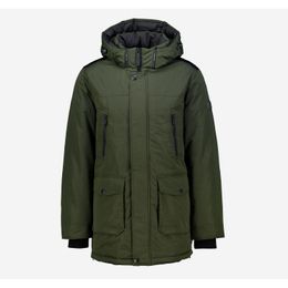 Olivgrüner Parka mit Kapuze