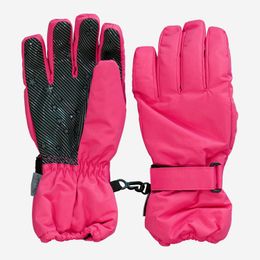 Sterntaler Pink-schwarze wasserdichte Handschuhe