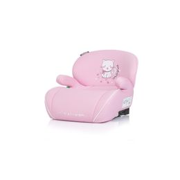 Chipolino Kindersitz, Sitzerh&ouml;hung Sonic Isofix, i-Size, 125-150 cm, Armlehne rosa wei&szlig;