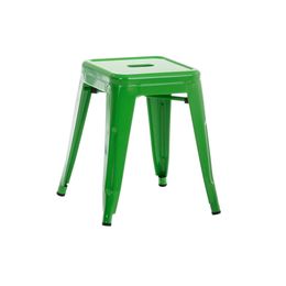 Sitzhocker CP580, Hocker Arbeitshocker, Metall, 46x40x40cm ~ grün