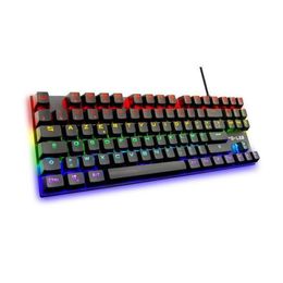 The G-Lab Tastatur AZERTY Französisch mit Hintergrundbeleuchtung Keyz Mercury TKL