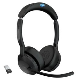 Jabra Evolve2 55 MS Kopfhörer Noise cancelling wireless mit Mikrofon - Schwarz